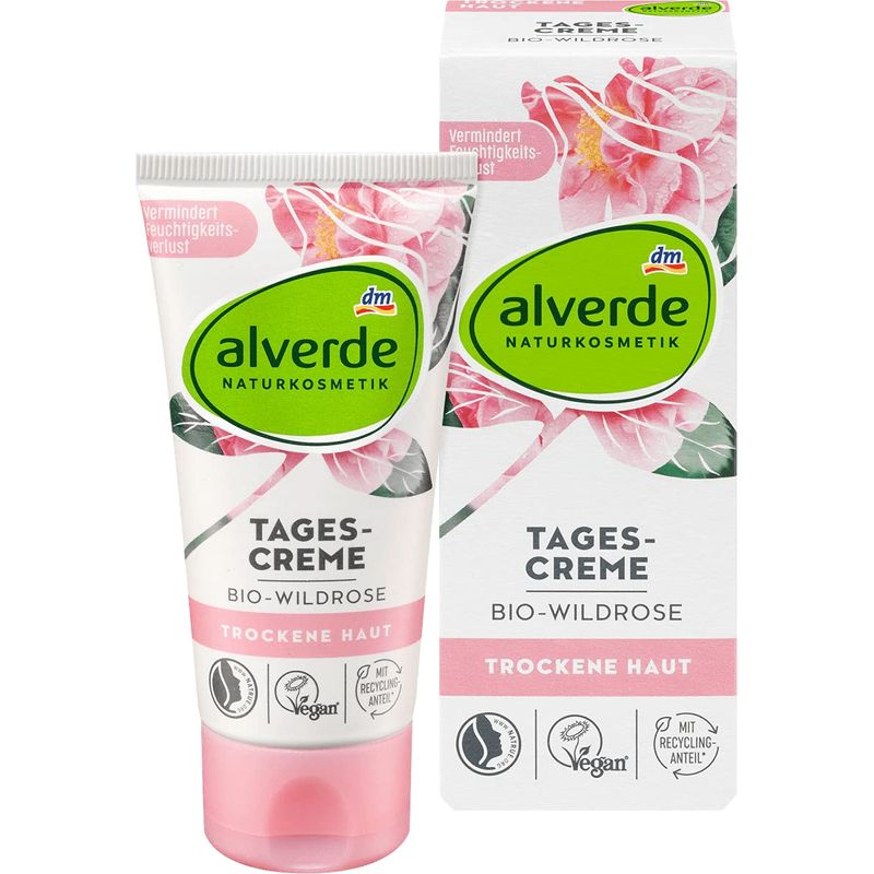 alverde NATURKOSMETIK Organic Wild Rose Day Cream 50 ml - Online ...