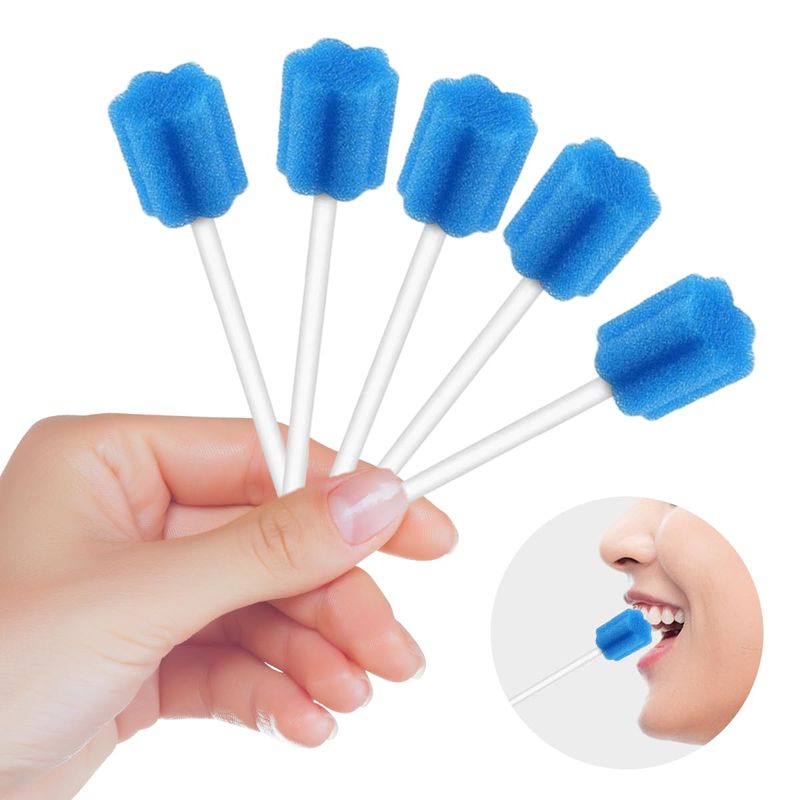 Pack of 80 Mouth Care Sticks, Neutral, Portable Mouth Sponge ...