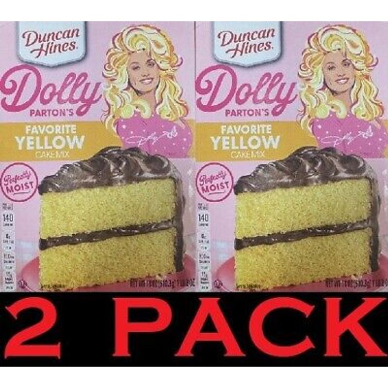 Duncan Hines Dolly Parton's Perfectly Moist FAVORITE YELLOW Cake Mix ...