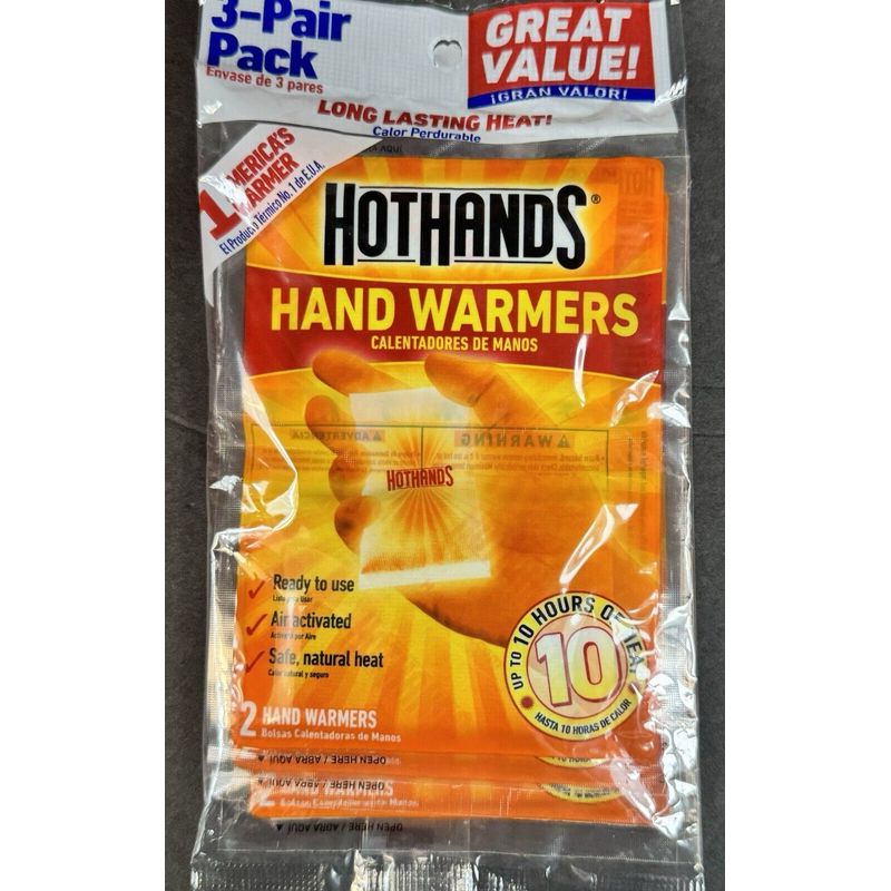 Hot Hands 3 Pack Hand Warmer - Online Marketplace - EveryMarket