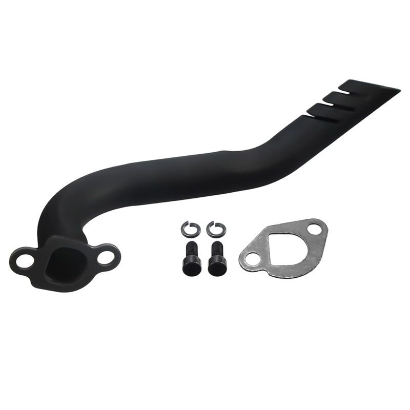 Mini Bike Exhaust Pipe Header Kit for Predator 212cc 224cc 196cc fit ...