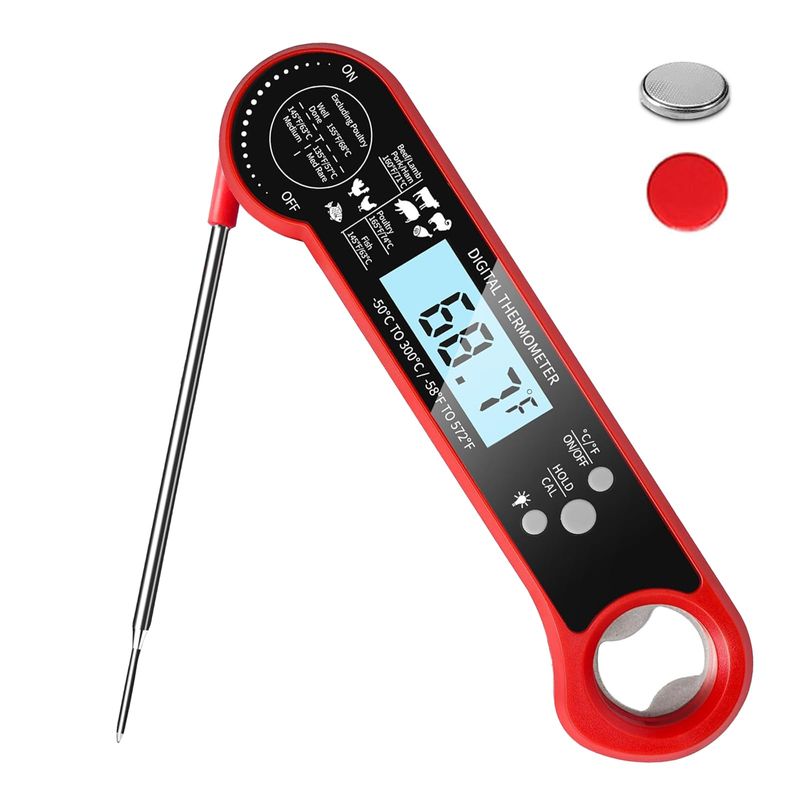 Digital Meat Thermometer for Cooking, Instant Read Food Thermometer ...