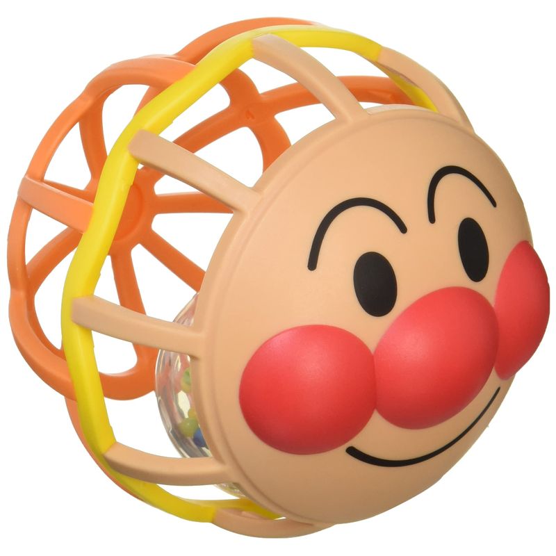 Agatsuma Baby Ball Anpanman Crunchy Face Ball for 2 Months and Up ...