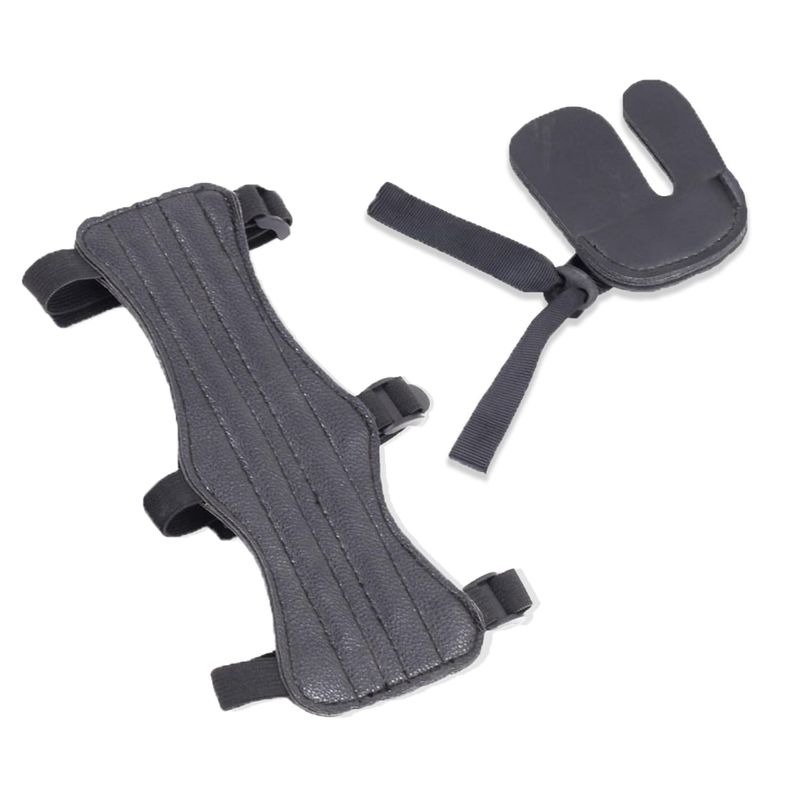 1 Set Archery Arm Guards, Armguard Protector Archery Finger Tab Bow Arm ...