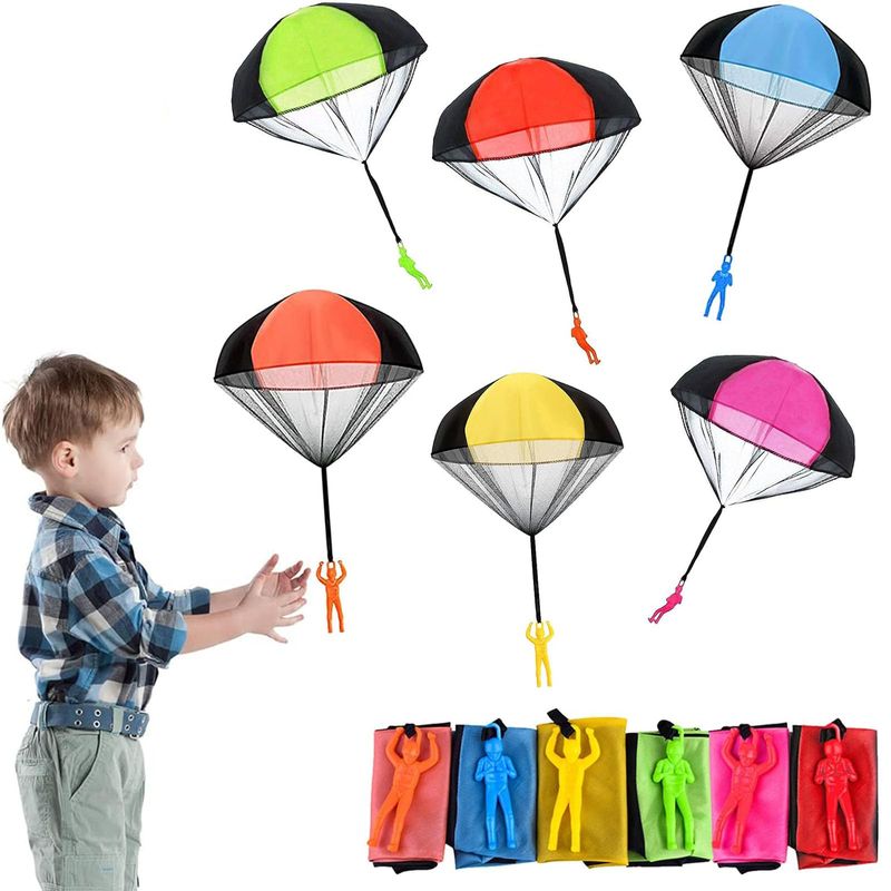 DFsucces Mini Parachute Hand Throw Toy, Hand Throw Parachute, Outdoor ...