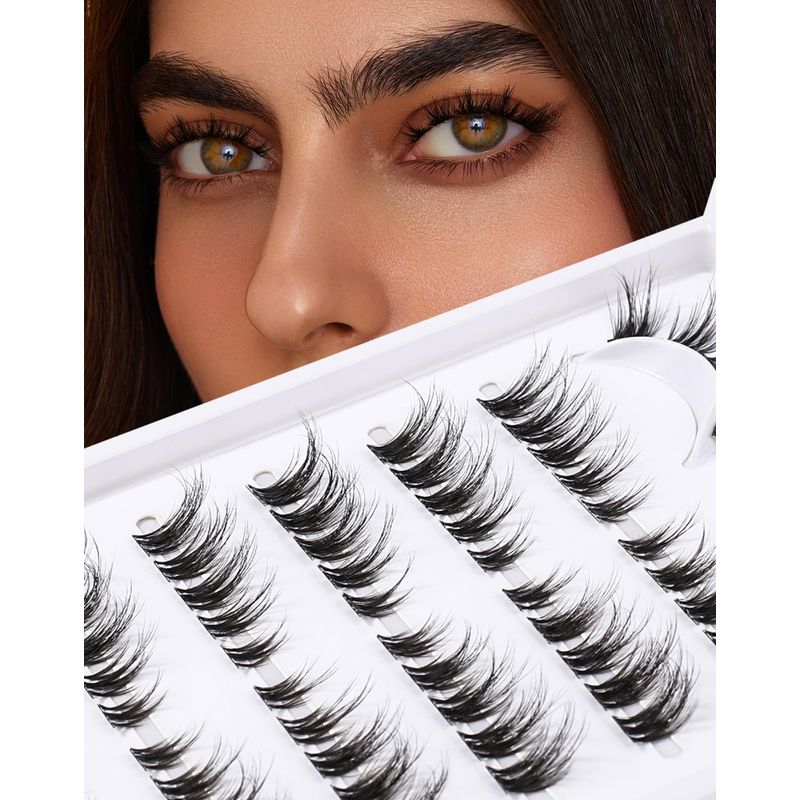Lash Clusters 7 Pairs Cluster Lashes Natural Look DIY Lash Extension ...