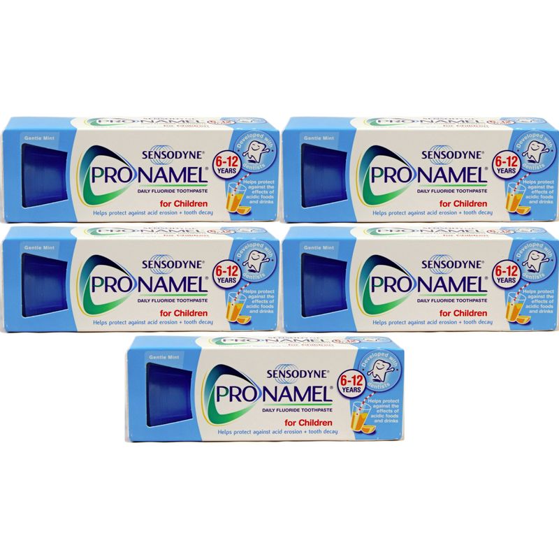 Sensodyne Pronamel Children Daily Fluoride Toothpaste [Pack of 5 ...