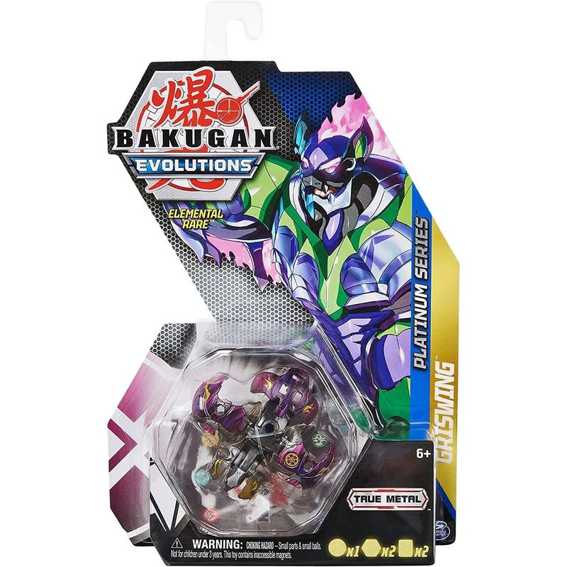 Bakugan Evolutions 2022 Platinum Series Die-cast Elemental Rare Darkus ...