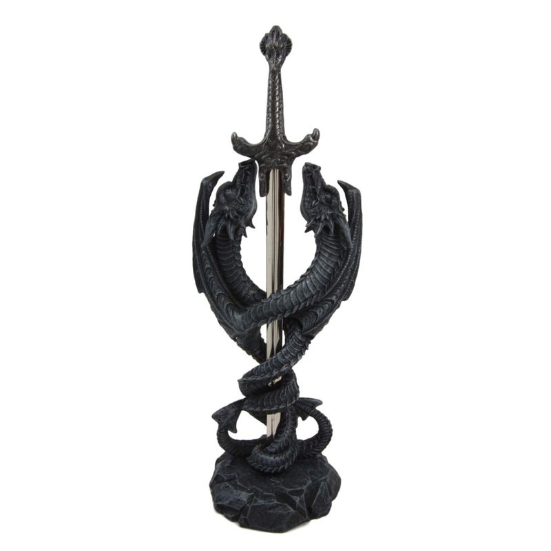 Ebros Gift Celtic Knotwork Spiraling Winged Serpent Double Dragon ...