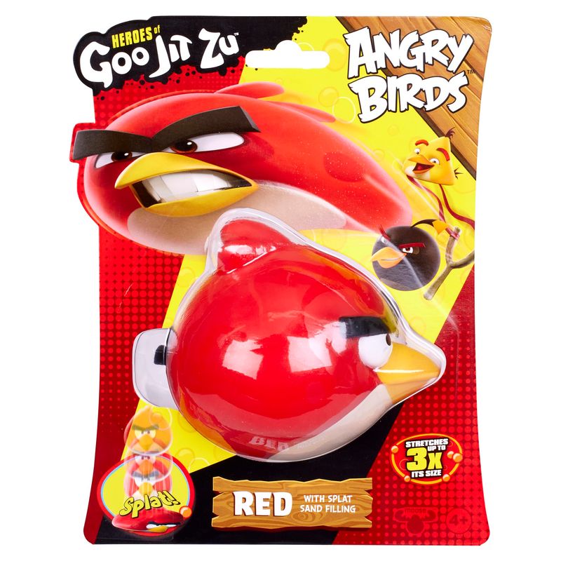Heroes of Goo Jit Zu Angry Birds Red! Splat ball toys with scrunchy ...
