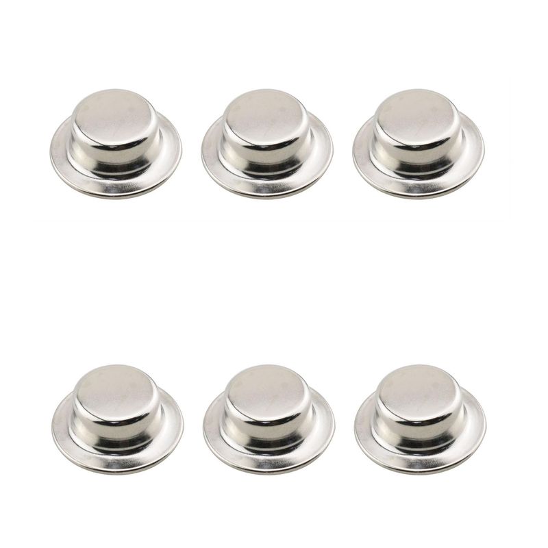 TAODAN 6PCS Axle Push Nut Fastener Axle Cover Nut Silver Spring Steel ...