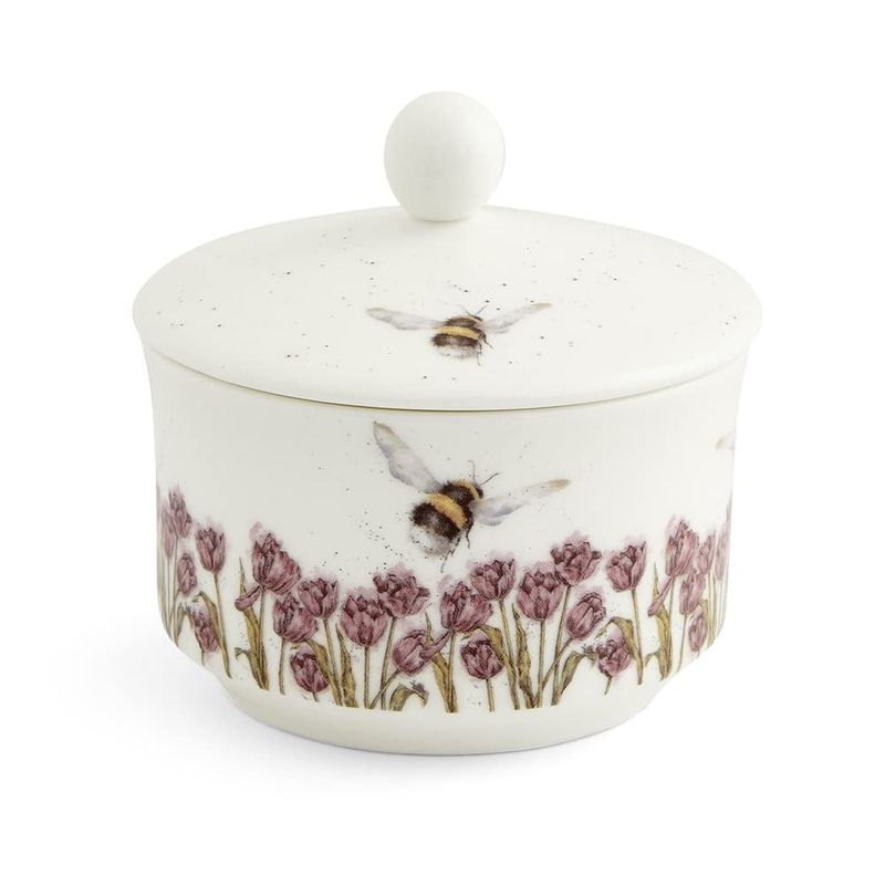 Wrendale Designs by Pimpernel Bumble Bee Covered Sugar Pot, Multi ...