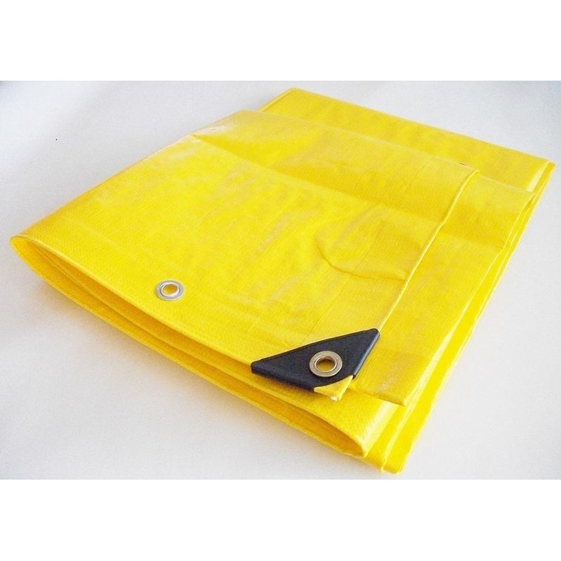 15' x 15' Yellow Heavy Duty Poly 12mil Tarp Patio Party Tent Booth ...