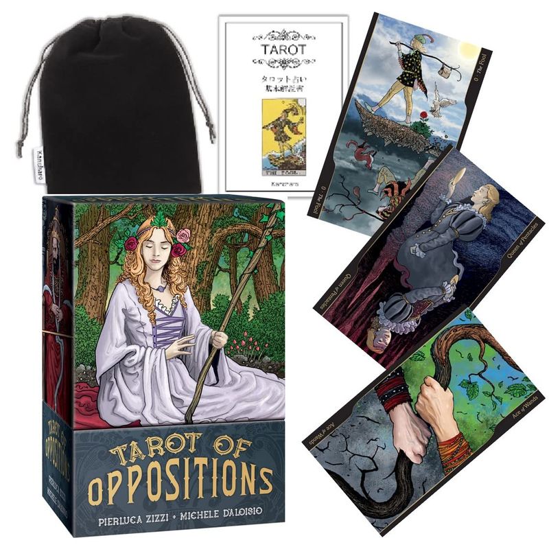Kancharo Tarot Cards, 78 Cards, Tarot Divination, Tarot of Oppositions ...