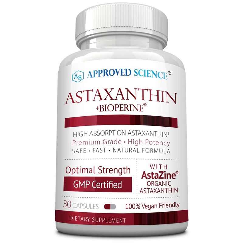 Approved Science® Astaxanthin 12 mg - Extra Strength Antioxidant ...