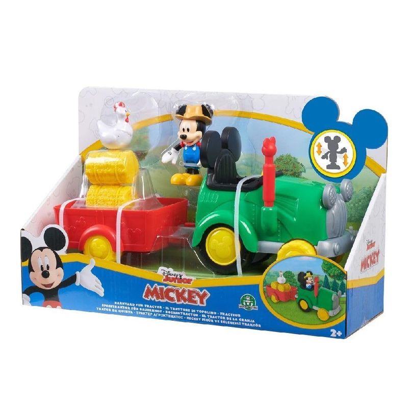 JP Mickey & Minnie JPL38734 Mickey Mouse Barnyard Fun Tractor, Multi ...