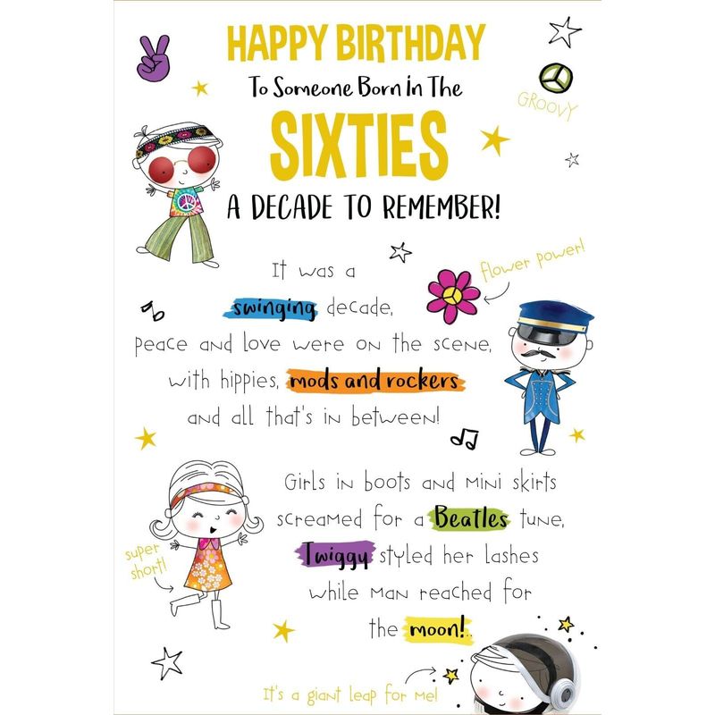 Someone Born in the SIXTIES 60's A Decade To Remember 1960-1969 ...
