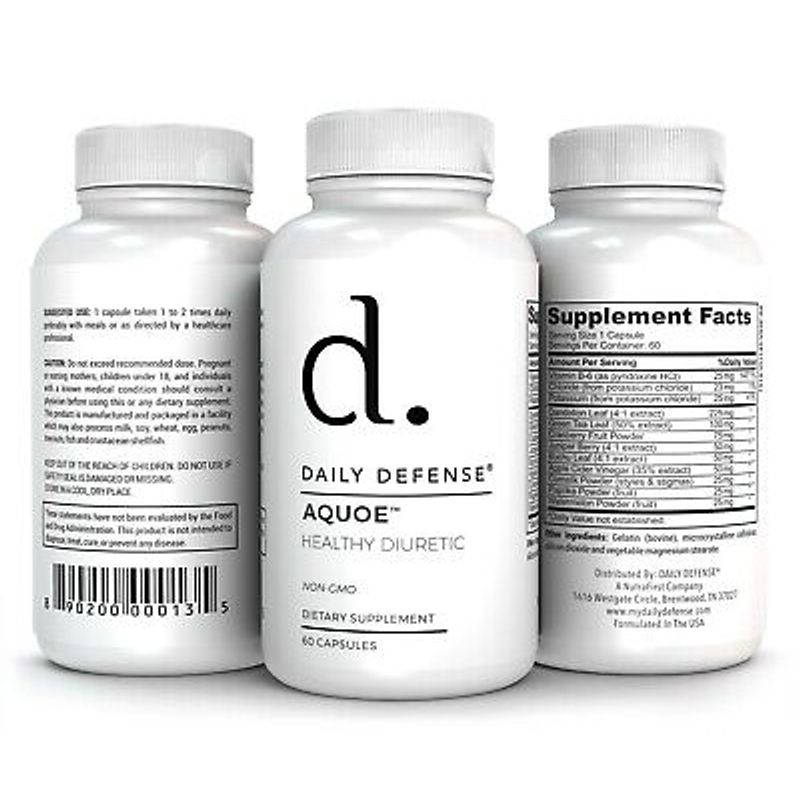 3x Anti-Bloat Diuretic Water Retention Pills Vitamin B6 Potassium & Dandelion - Online ...