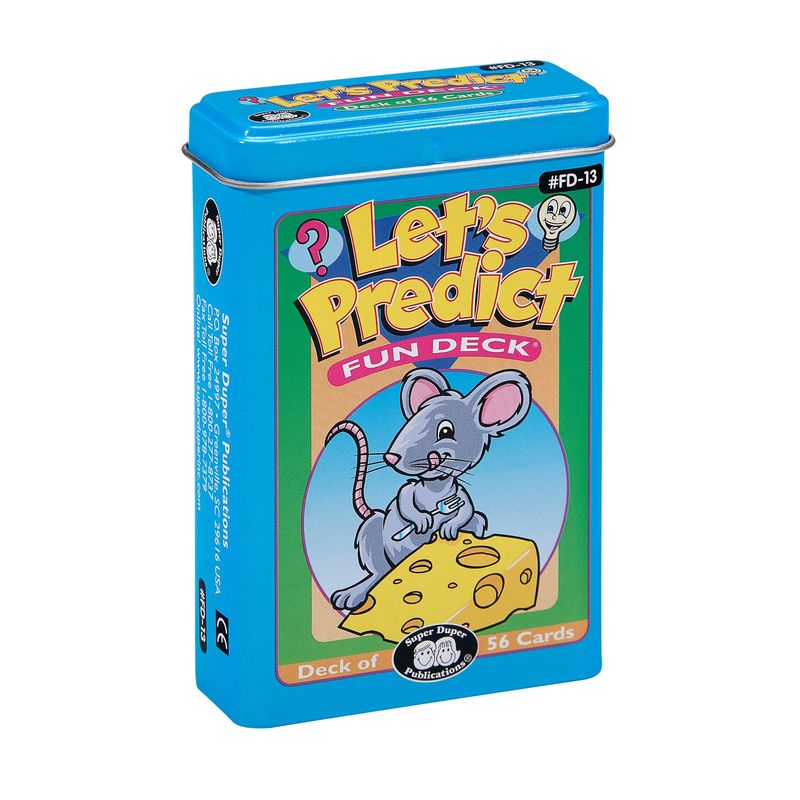Super Duper Publications | Let’s Predict Fun Deck | Future Tense and Reasoning Skills Flash ...