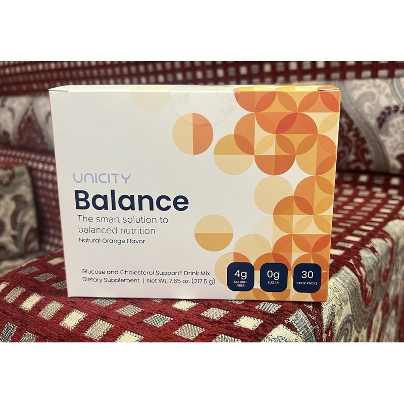 Unicity Balance Dietary Supplement NATURAL ORANGE, 30 Stick Packs ...