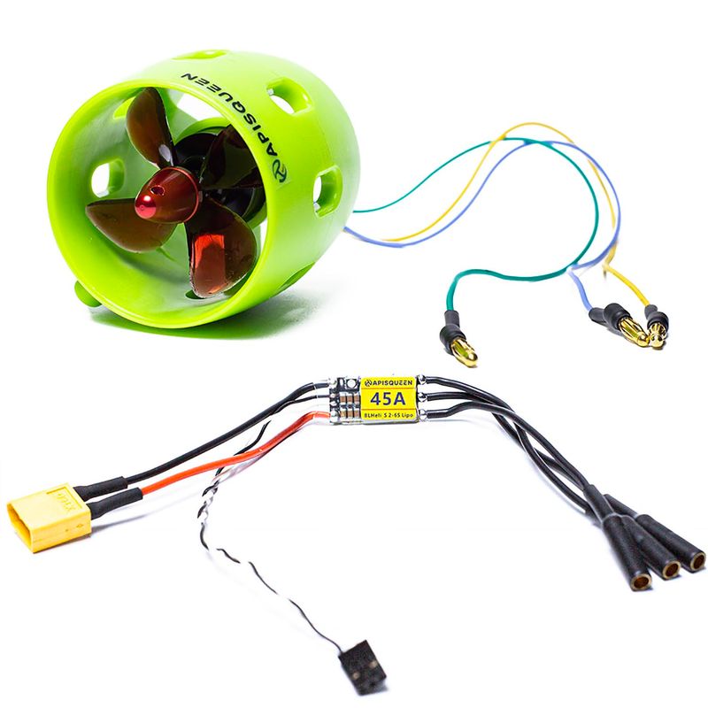 ApisQueen U01 Underwater Thruster with 45A Bi-Directional ESC,12V~16V ...