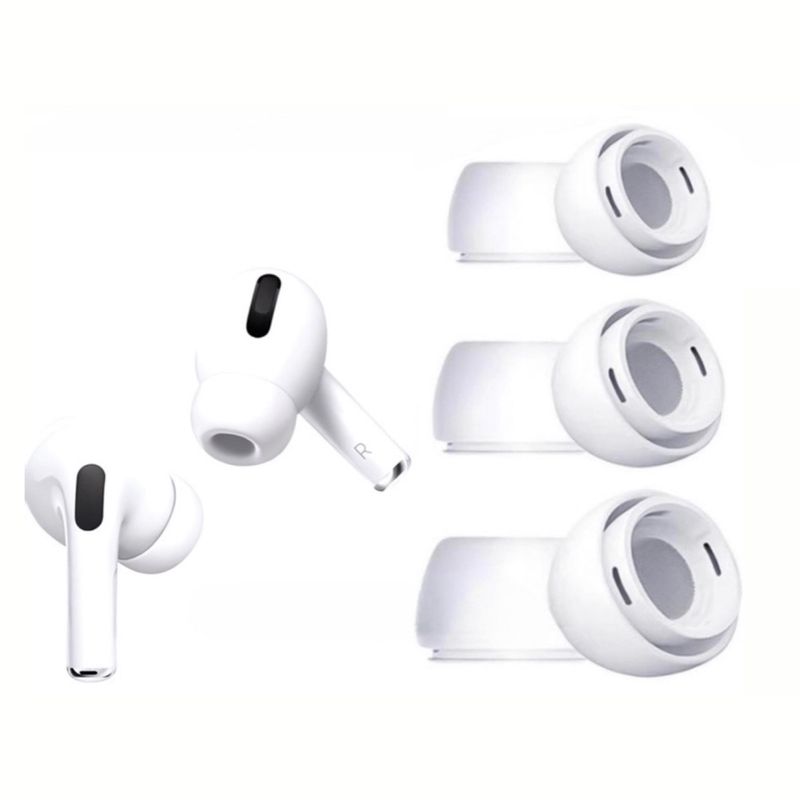 AirPods Pro Compatible (S/M/L Pair) Silicone Earbud Tips for Air Pods ...