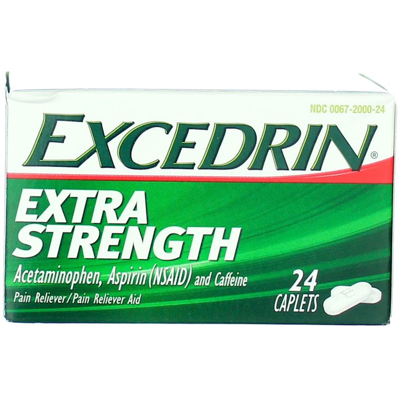 Excedrin Extra Strength - 24 Caplets, Pack of 3 - Online Marketplace ...