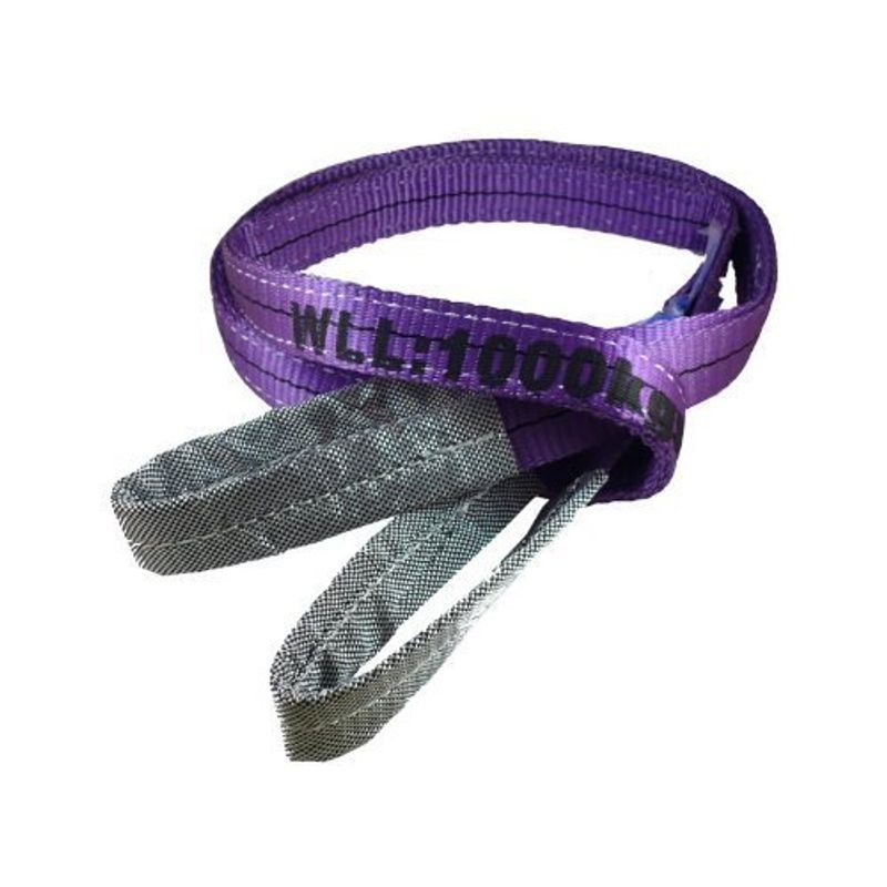 Duplex Webbing Lifting Sling 1 Tonne (4 Metre) - Lifting Sling, Tow Strap, Cargo Sling, Rated ...