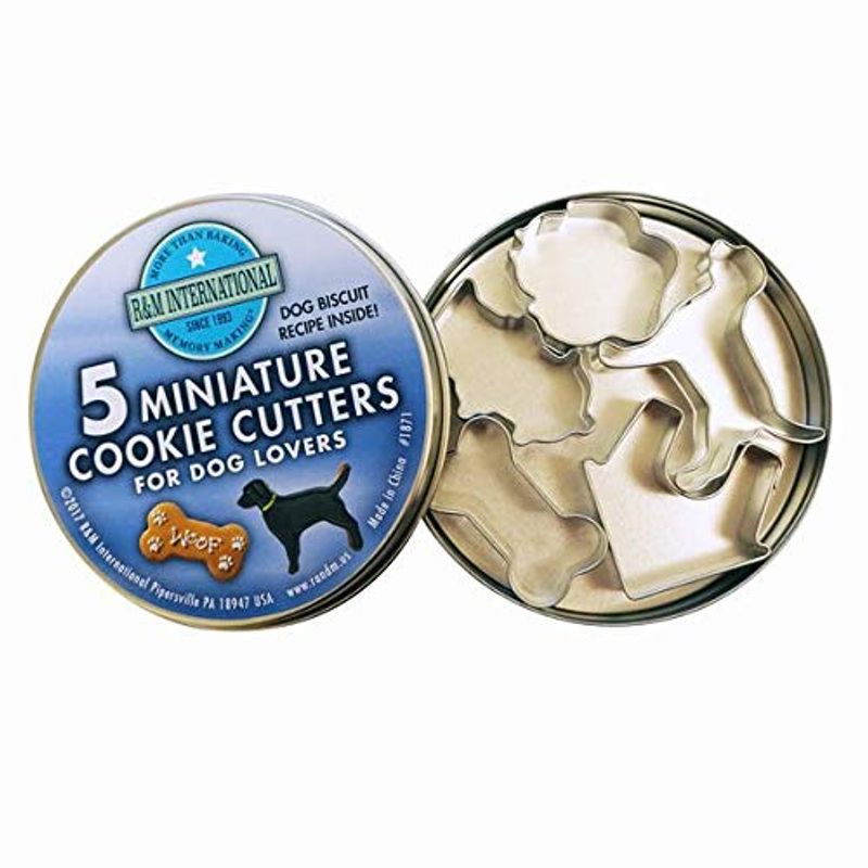 Cookie Cutter Dog Cutter Set, 5 Types, rm1871, Dogs, Bones, Paws, etca ...