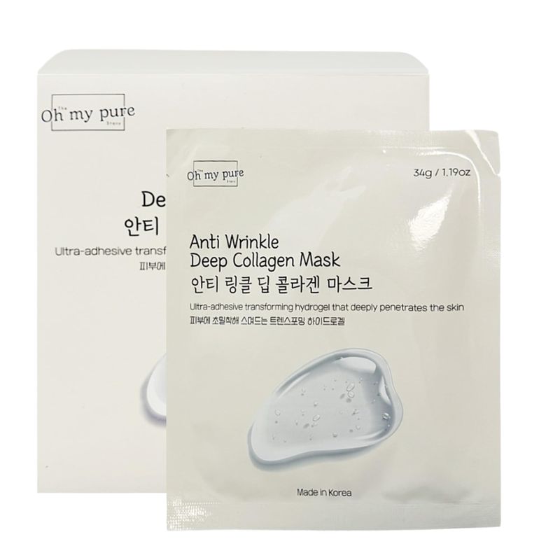 Oh My Pure Hydrogel Anti-Wrinkle Deep Collagen Face Mask – Ultimate ...
