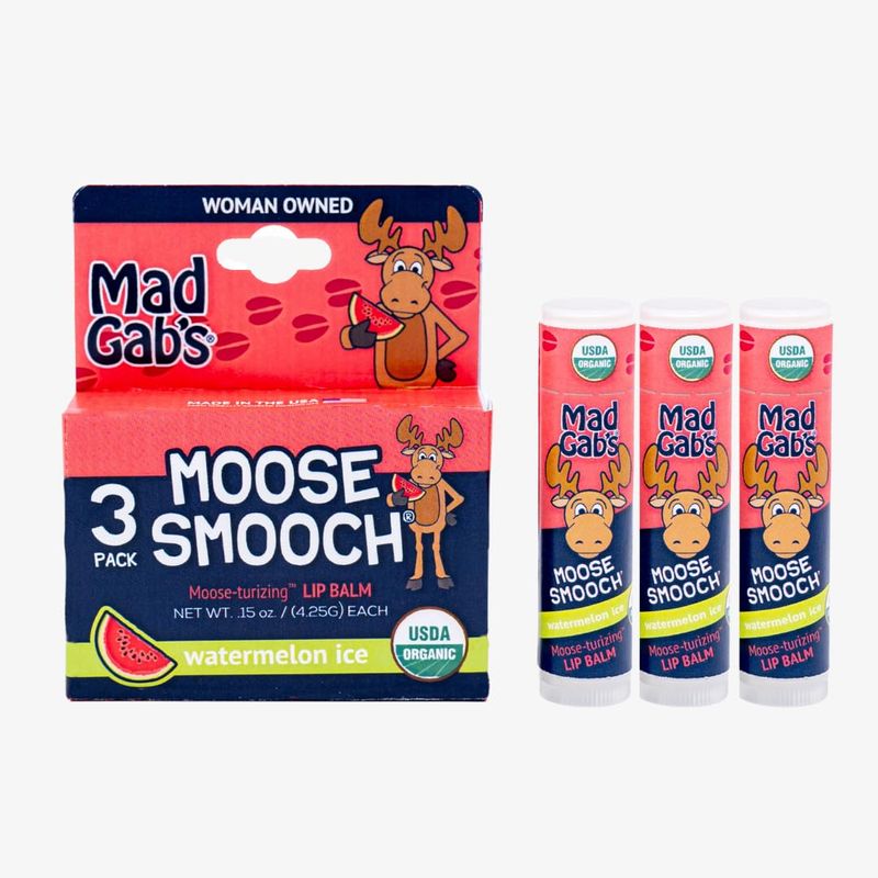 Mad Gab's Moose Smooch Lip Balm | Moisturizing and Certified Organic ...