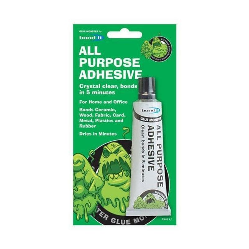 33ml Glue Monster All Purpose Adhesive Clear Super Glue DIY Repair ...