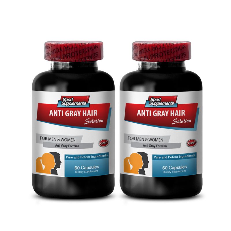 Restore Hair Color - Anti Gray Hair Natural Formula for Men and Women ...