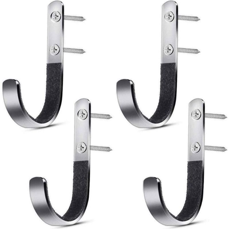 RALSPEC 4 x Padded Rifle Wall Mounting Hooks Brackets Gun Rack Cabinet ...