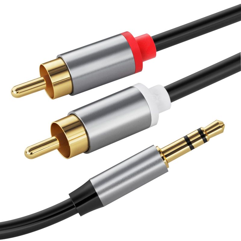 SZSL RCA 3.5mm Converter Audio Cable 3.5mm Stereo Mini Plug 2RCA ...