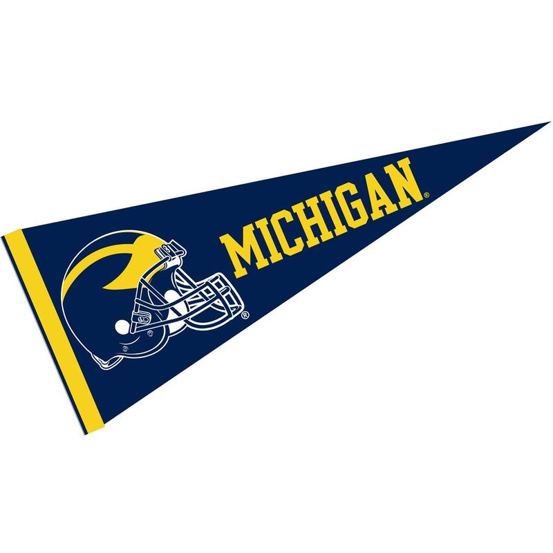 College Flags & Banners Co. Michigan Team University Wolverines Full ...