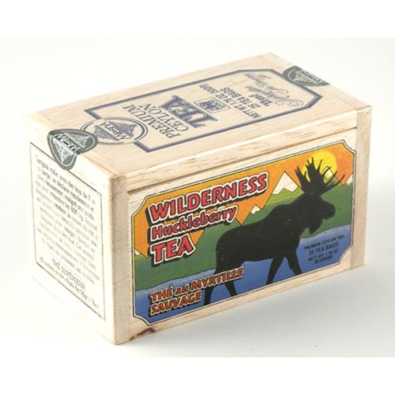 Wilderness Huckleberry Gourmet Premium Ceylon Black Tea Blend, 25 bags ...