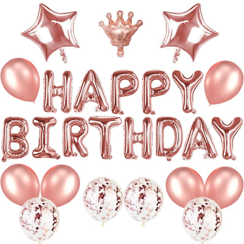 Birthday Decoration, Girls, Birthday Balloons, 30 Piece Balloons ...