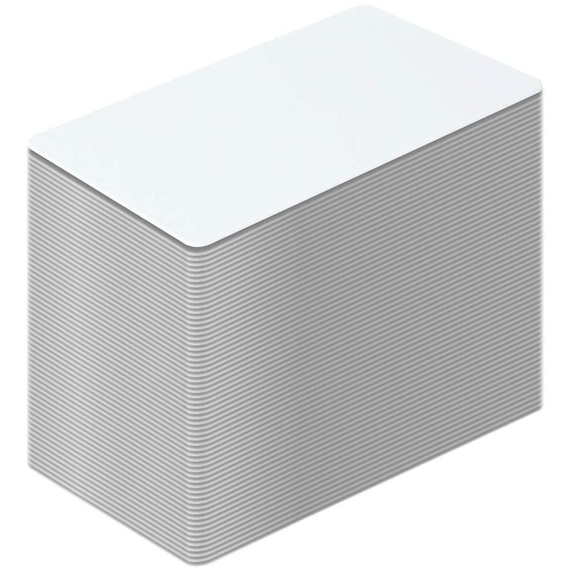 Plastic Cards, 50 Cards, White, Plain Cards, JIS Standard Size, PVC ...