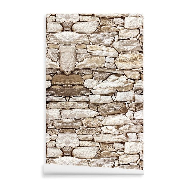 Faux Stone Wallpaper Textured
