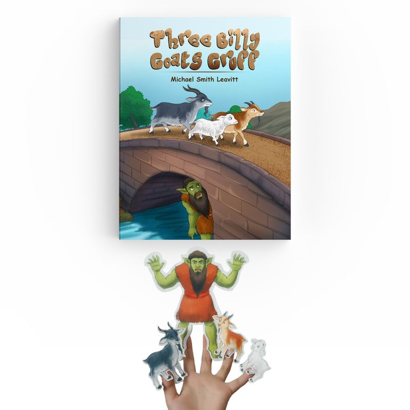 Three Billy Goats Gruff – Interactive Fairy Tale Book & Finger Puppets ...