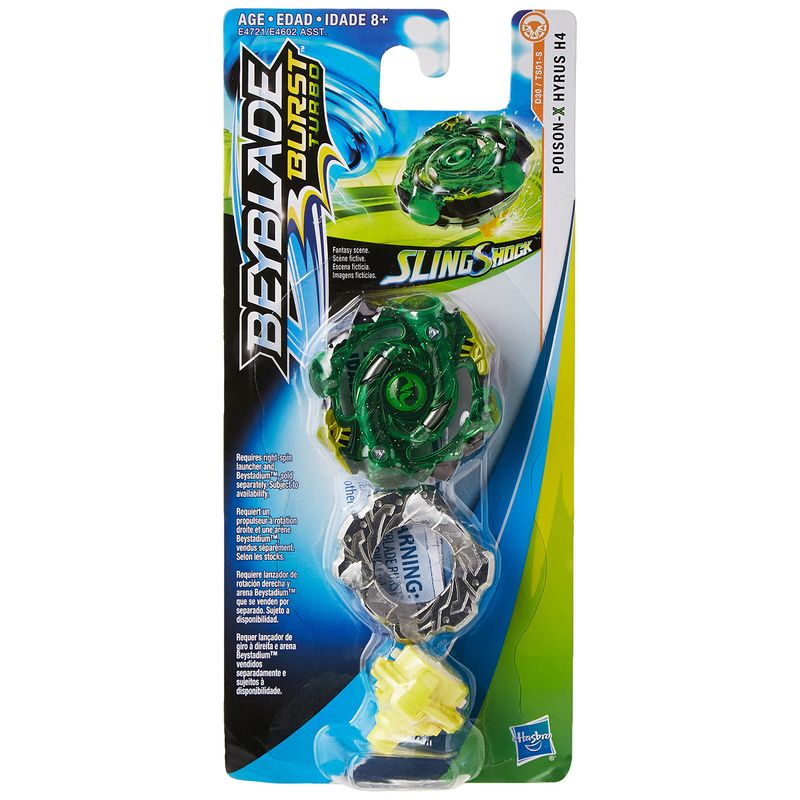 BEYBLADE Burst Turbo Slingshock Single Top Poison-X Hyrus H4 - Online ...