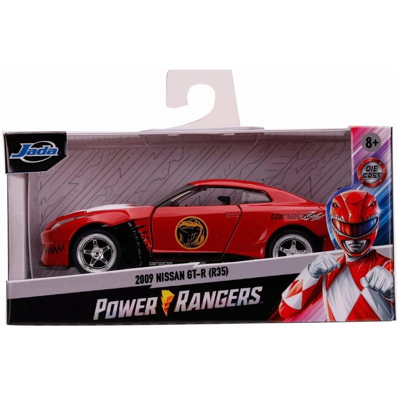 Jada Toys Power Rangers 1:32 Red Ranger 2009 Nissan GT-R R35 Ben Sopra ...