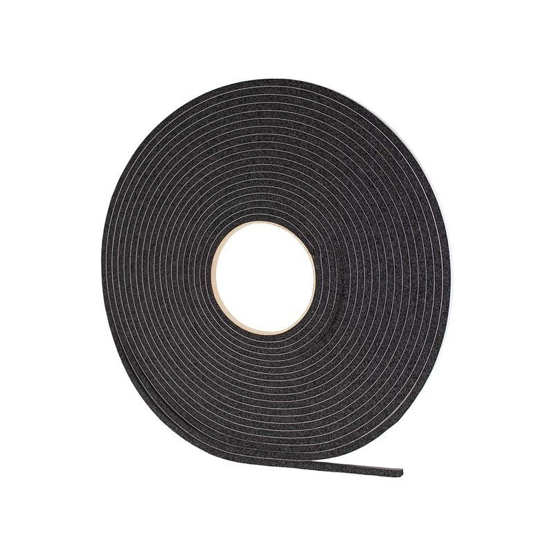 戸当り 隙間 戸 防音 緩衝材 粘着 テープ 付 ゴム スポンジ 厚み 5 mm 幅 5 mm 長さ 10 M EPDM エチレンプロピレン ...