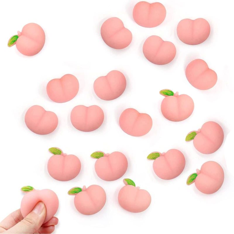 Squeeze Set, Peach Kit, Memory Foam Toy, Stress Relief, Bloom, Lucky ...
