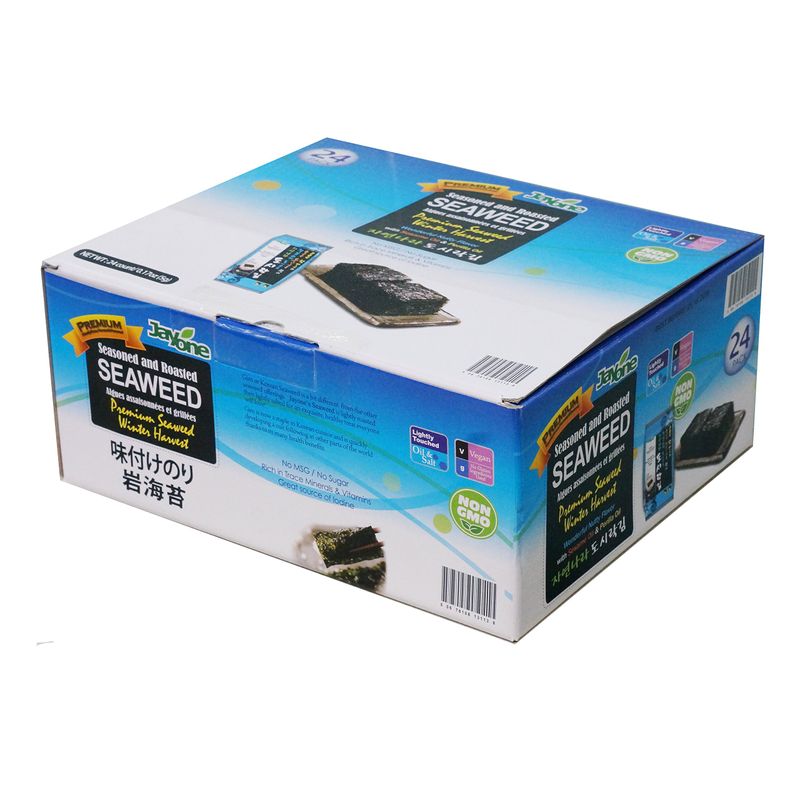 Jayone Seaweed, Roasted and Lightly Salted, 0.17 Ounce (Pack of 24),Nutty flavor - EveryMarket