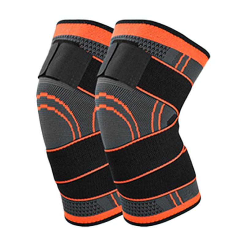Knee Supporter, Pack of 2, Sports Supporter, Knee, Belt Type, Fixed ...