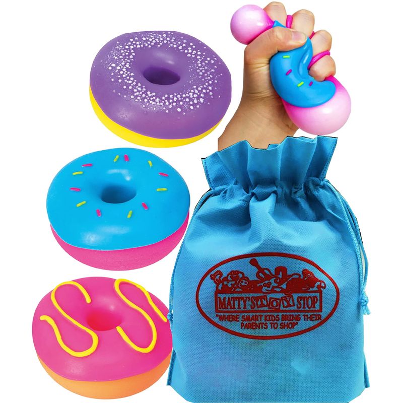 Schylling Nee Doh Dohnut (Donut)...Groovy, Squishy, Squeezy, Stretchy ...