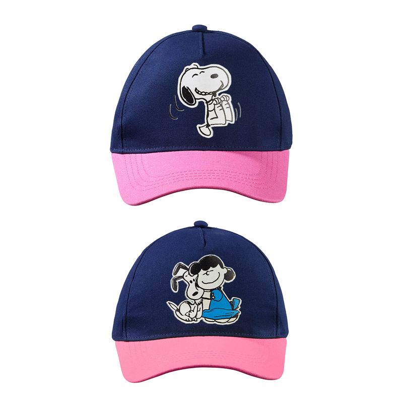Peanuts Snoopy + Lucy Van Pelt Children's Cap Set Baseball Cap Hat ...