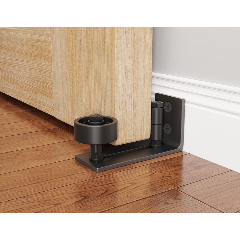 ZEKOO Sliding Barn Door Floor Guide, 8 Setup Options, Adjustable Stay ...